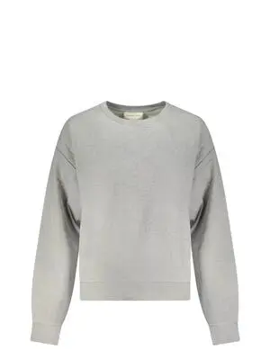 Calvin Klein Relaxed Monogram Fleece Sweatshirt - Grey