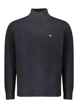 NORWAY 1963 Logo-patch High-neck Sweater - Blue