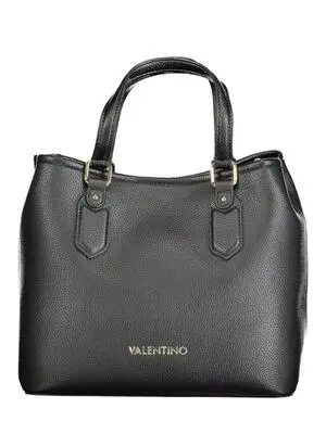 MARIO VALENTINO Brixton Pebbled-effect Tote Bag - Black