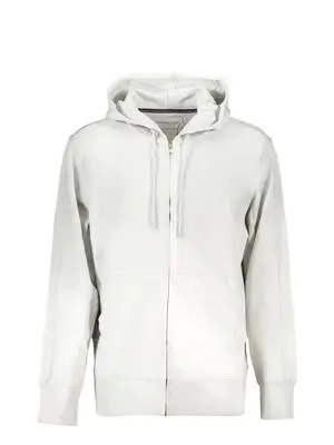 Calvin Klein Zip-up Cotton Hoodie - Grey