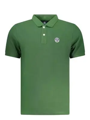 NORTH SAILS Logo-patch Piqué Polo Shirt - Green