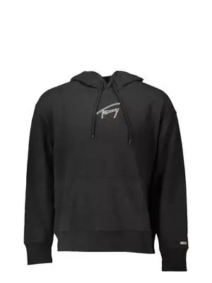 Tommy Hilfiger Logo-embroidered Hoodie - Black