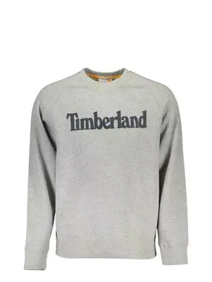 Timberland Logo-print Raglan-sleeve Sweatshirt - Grey