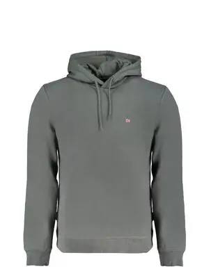 NAPAPIJRI Logo-patch Cotton Hoodie - Green