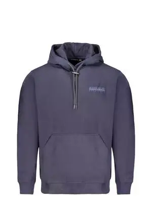 NAPAPIJRI Logo-embroidered Hoodie - Blue