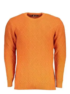 U.S. Grand Diamond-knit Pullover - Orange