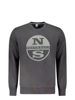 NORTH SAILS Logo-Print Crew-Neck Sweatshirt Grey