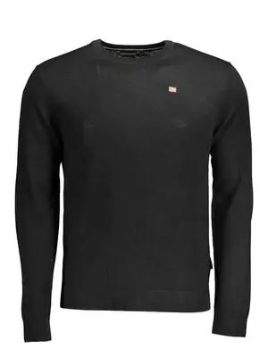 NAPAPIJRI Logo-patch Crew-neck Sweater - Black