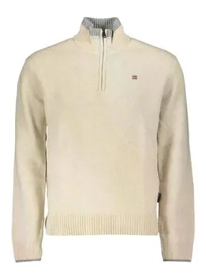 NAPAPIJRI Quarter-zip Wool Sweater - Neutrals