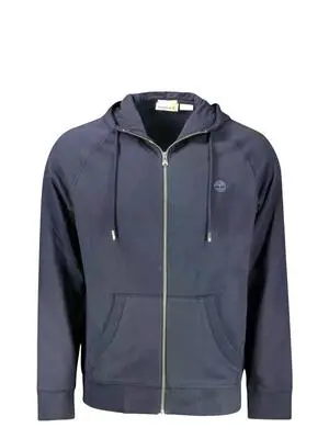 Timberland Exeter River Logo-embroidered Zip-up Hoodie - Blue