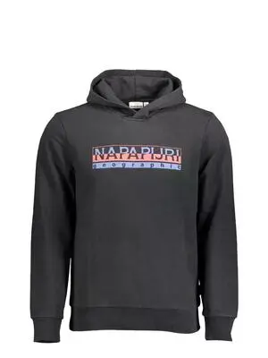NAPAPIJRI Geographic Logo-print Hoodie - Black