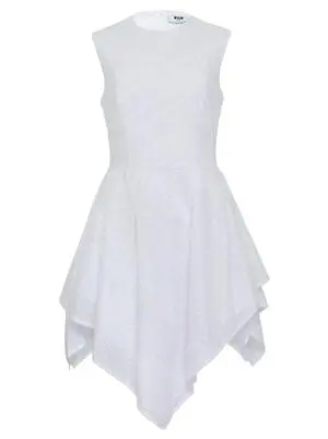 MSGM Layered Mini Dress - Neutrals