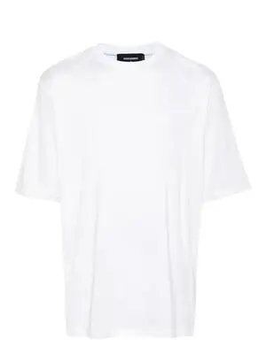 Dsquared2 Logo-patch Cotton T-shirt - White