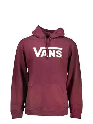 VANS Logo-print Cotton Hoodie - Pink