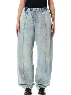 HAIKURE Elastic-waistband Jeans - Blue