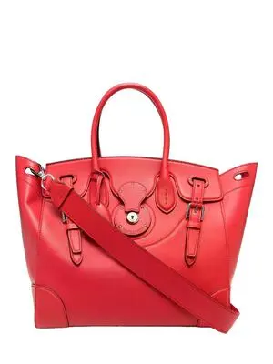 Ralph Lauren Buckle-fastening Panelled Tote Bag - Red