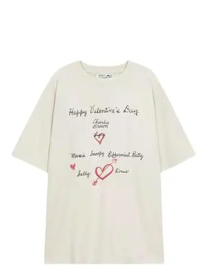 MARGESHERWOOD Peanuts Valentine's Day T-shirt - Neutrals