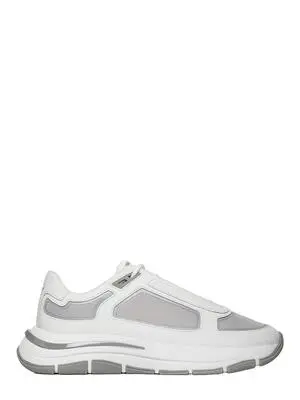 MALLET Alton Leather And Mesh Trainers White