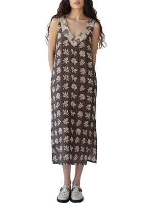 Ace & Jig Beth Reversible V-neck Shift Dress - Botanical