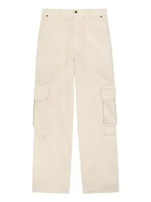Loewe Straight-leg Cotton Cargo Trousers - Beige