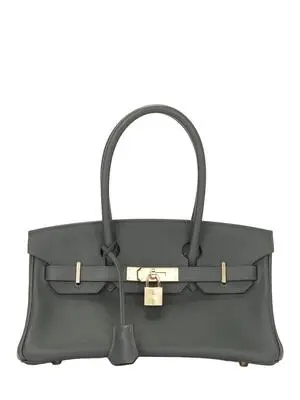 Hermès Evercolor Shoulder Birkin Light 29 Handbag - Green
