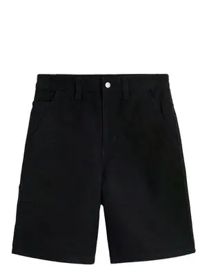 StÜssy Canvas Work Shorts - Black