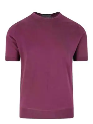 John Smedley Crew-neck T-shirt - Red