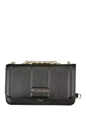 MARIO VALENTINO Quilted Tote Bag With Chain Strap - Black