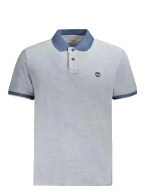 Timberland Logo-embroidered Short-sleeve Polo Shirt - Grey