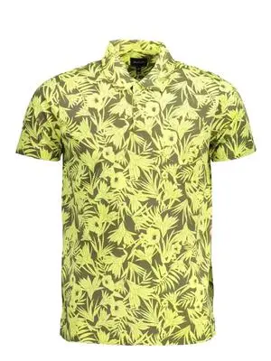 Gant Floral-print Cotton Polo Shirt - Green