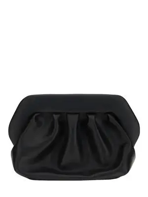 THEMOIRE Gathered Clutch Black