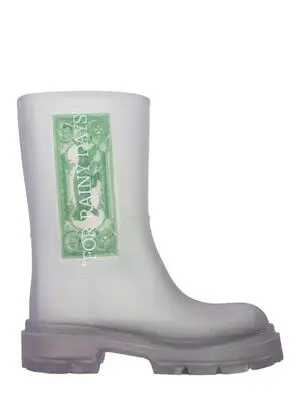 Off-White Reboot Graphic-print Ankle Boots - White