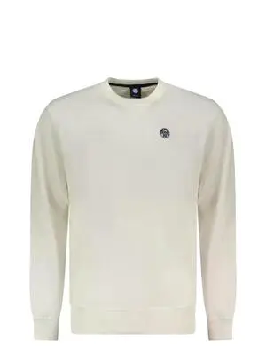 NORTH SAILS Logo-patch Crew-neck Sweatshirt - White