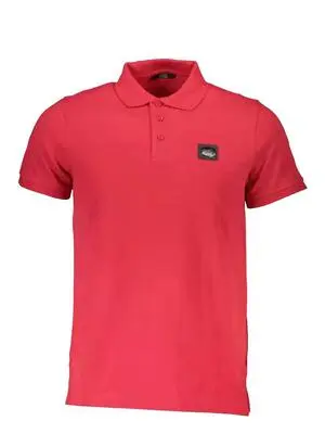 Roberto Cavalli Logo-patch Polo Shirt - Red