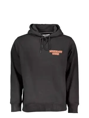 Calvin Klein Logo-print Drawstring Hoodie - Black