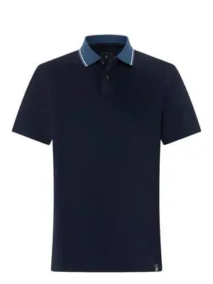 Boggi Milano Piqué Polo Shirt - Blue