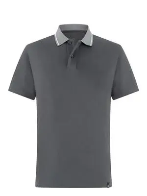 Boggi Milano S-cafè® Piqué Polo Shirt - Grey