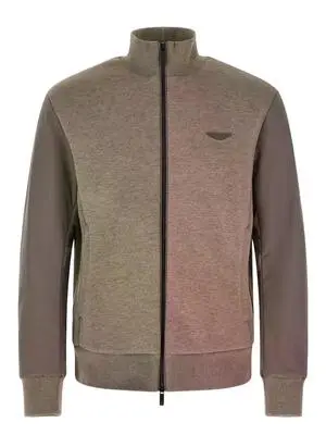 BOSS X Aston Martin Zip-up Jacket With Wing Detail - Neutrals
