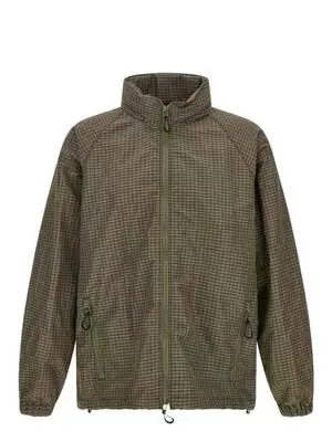 Comme Des Garçons Check-pattern Zip-up Jacket - Neutrals