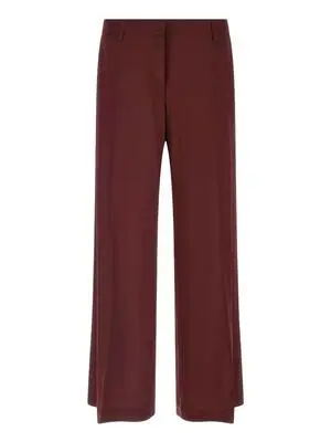 Alberto Biani Wide-leg Palazzo Pants - Red