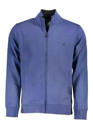 U.S. GRAND Logo-Embroidered Zip-Up Cardigan
