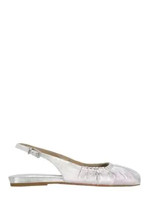 Ash Bibi Ballerina Flats - Silver