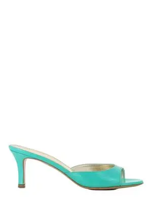 ANTONIO BARBATO MAESTRI VENEZIANI Leather Open Toe Sandals - Blue