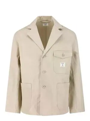 ROY ROGER'S Logo-patch Jacket - Neutrals
