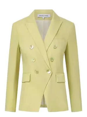 Veronica Beard Miller Double-breasted Blazer - Green