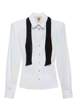 ANIYE BY Neck-Tie Shirt White