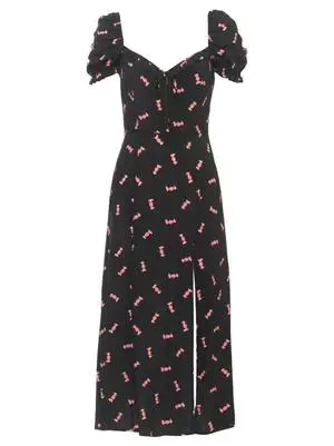 MAR DE MARGARITAS Nikita Midi Dress - Black