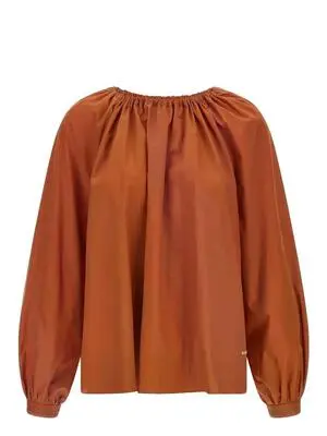 Marni Poplin Blouse - Orange