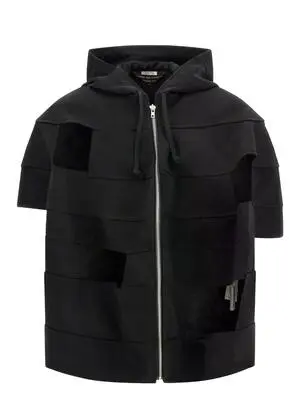 Comme Des Garçons Cut-out Armor-inspired Jacket - Black