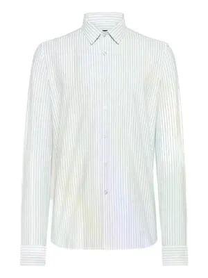 RRD Jacquard-striped Shirt - White
